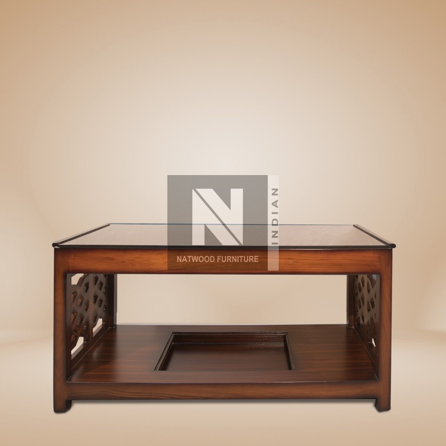 SIDE JALI CENTER TABLE – Natwood Furniture