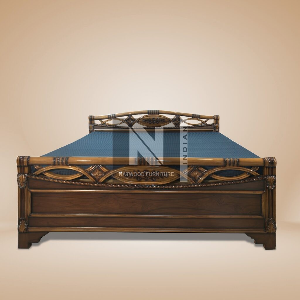 BARFI JALI KING SIZE BED – Natwood Furniture